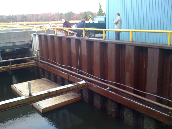 Blasted & Coated An Intake Canal at a Power Generation Plant - Northeast US